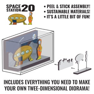 Space Station 20 Matchbox Diorama Kit - Etsy