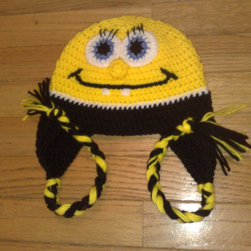Spongebob Hat - Etsy