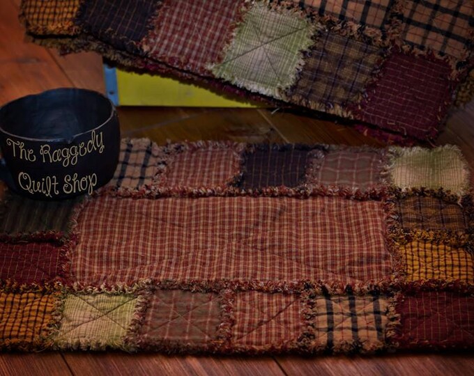 Rag Quilt Placemat E-pattern - Etsy