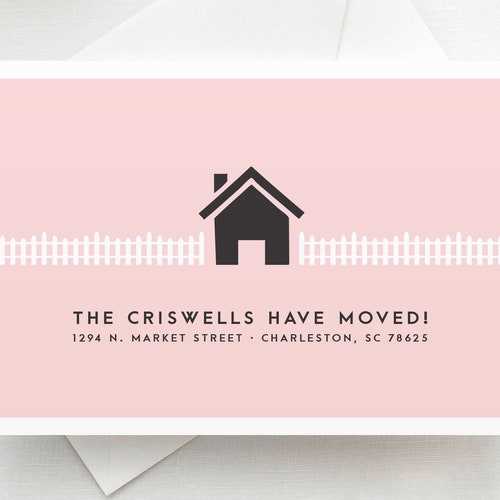 Home Sweet New Home-change of Address Card/moving Announcement - Etsy