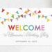 Banner Welcome Sign, Rainbow Banner Welcome Sign, Rainbow Welcome Sign ...