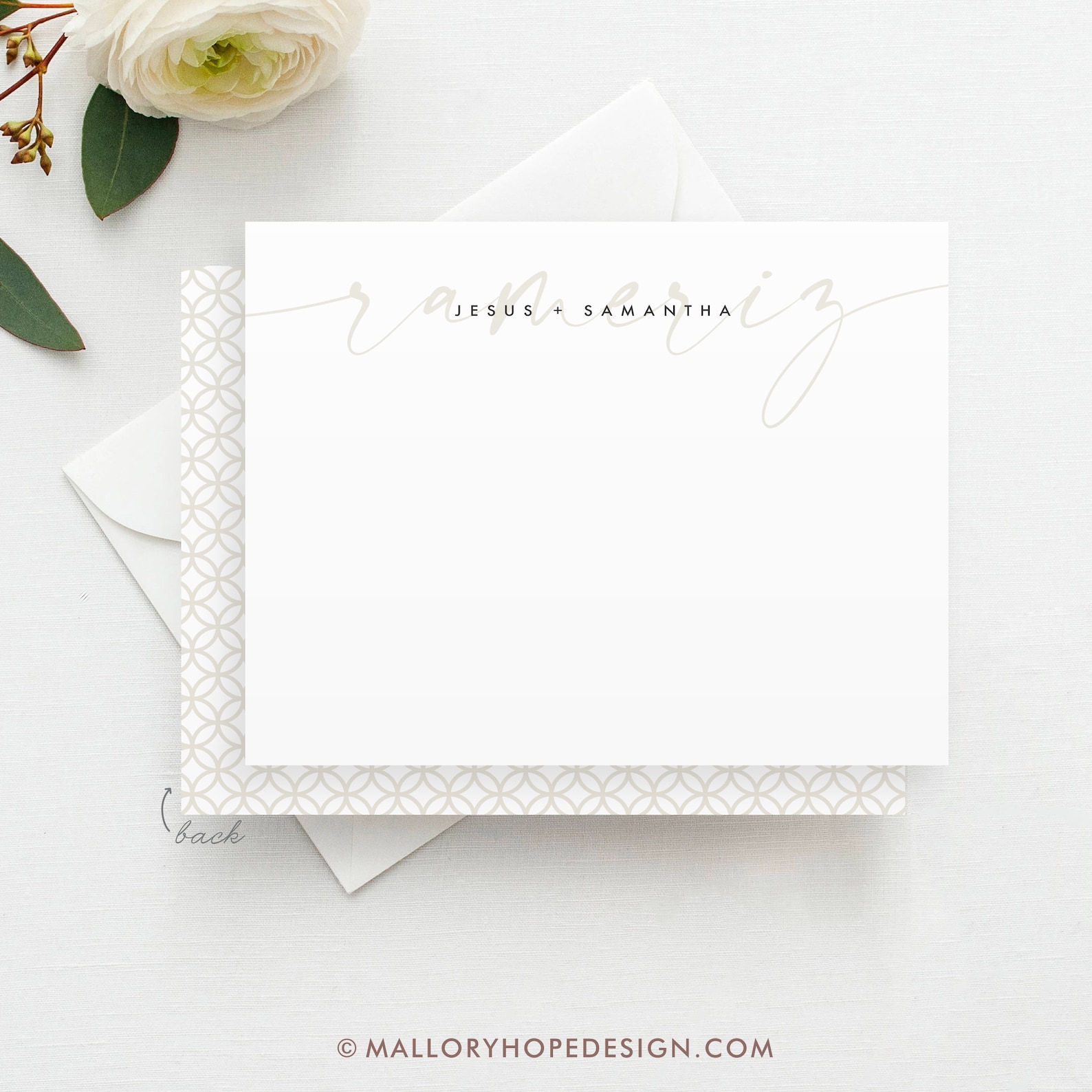 Personalized Note Cards & Envelopes Notecard Set Custom - Etsy