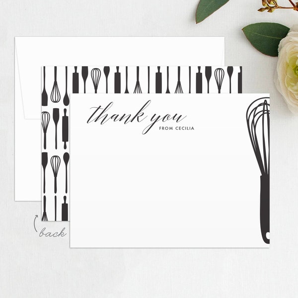 Chef Thank You Card - Etsy