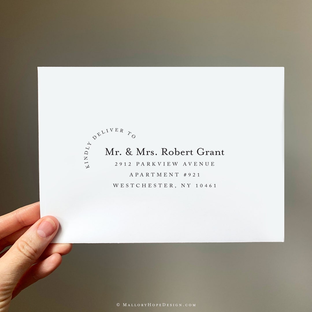 Printable Envelope Template, Editable Envelope, DIY Envelope Template ...