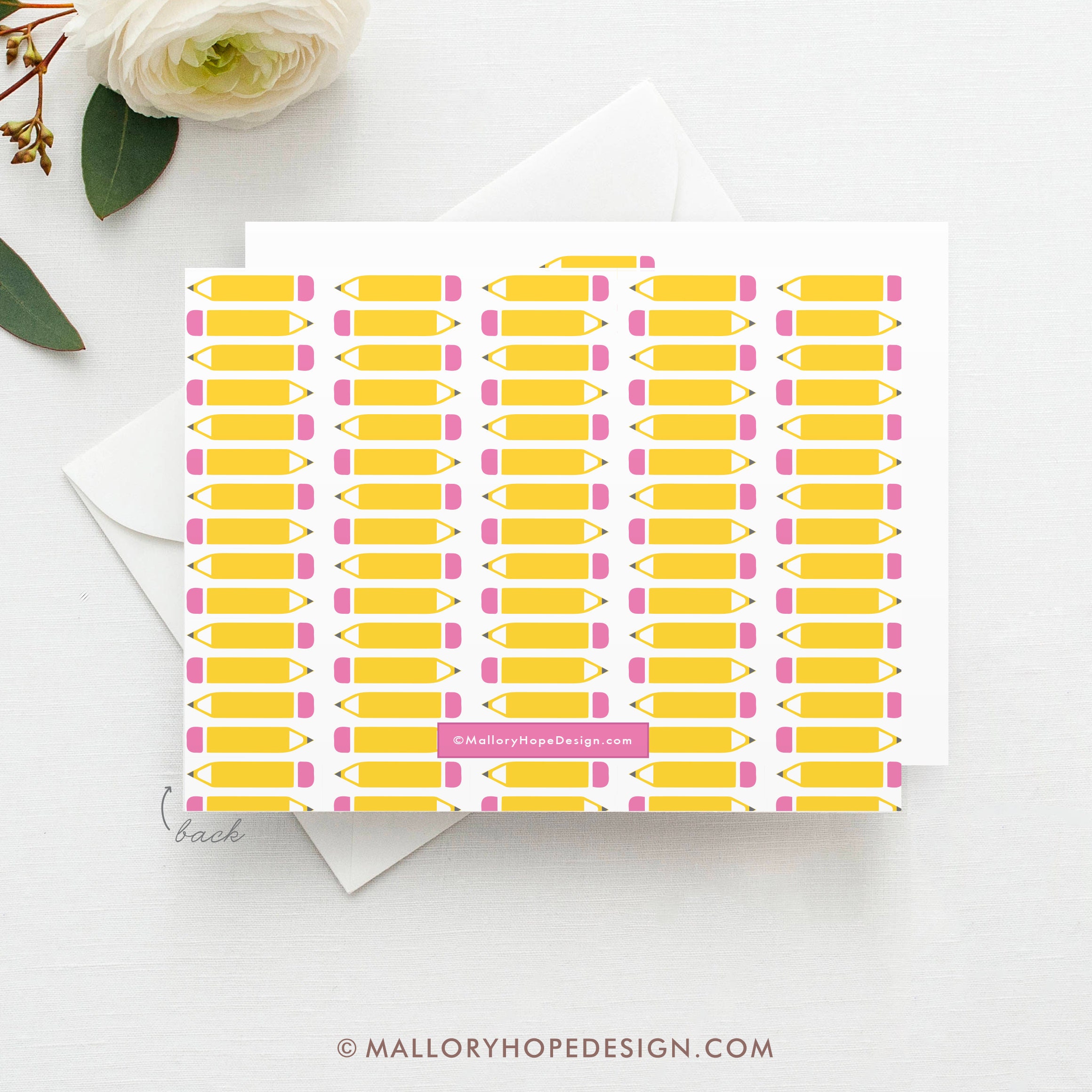 Printed Teacher Stationery Set Educator Stationery Teacher | Etsy