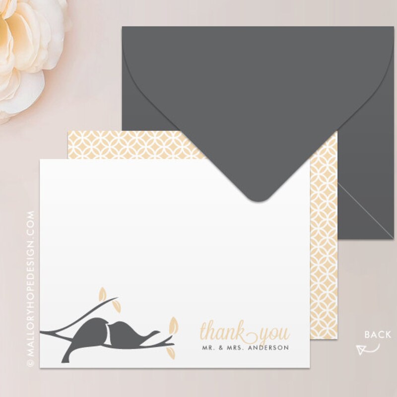 Bird Thank You - Etsy