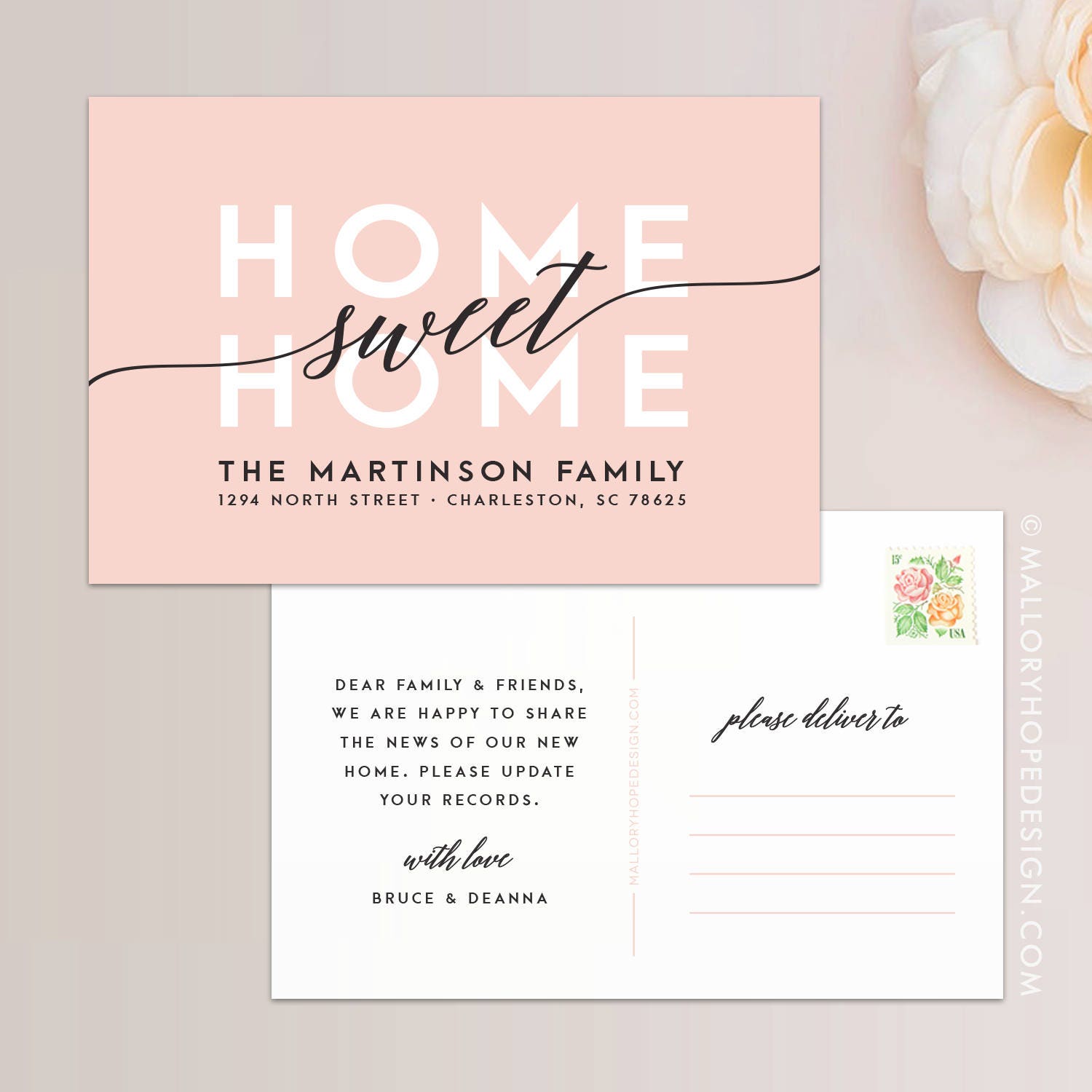 Home Sweet Home Moving Template New Home New Home | Etsy