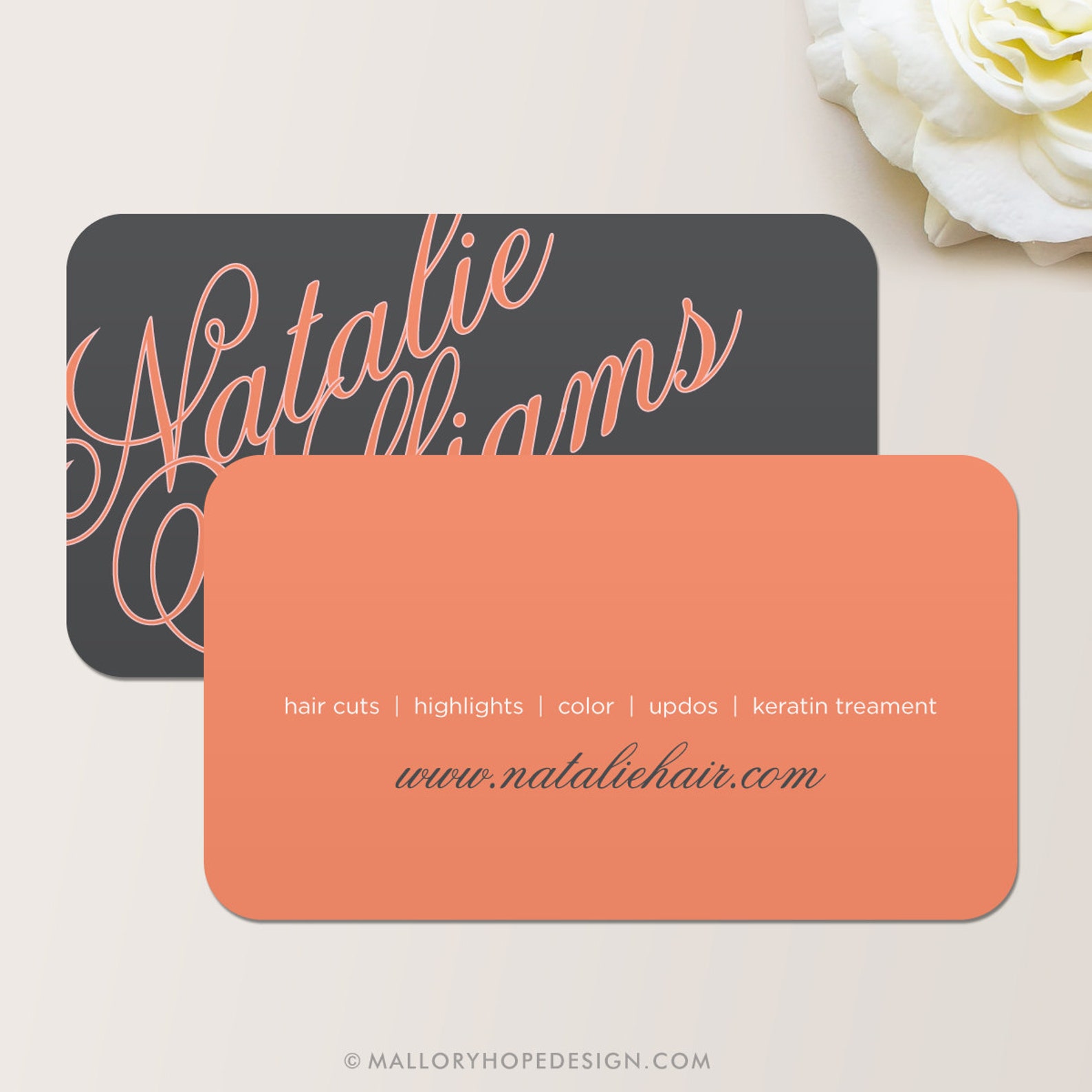 Elegant Name Business Card Calling Card Mommy Card Contact - Etsy