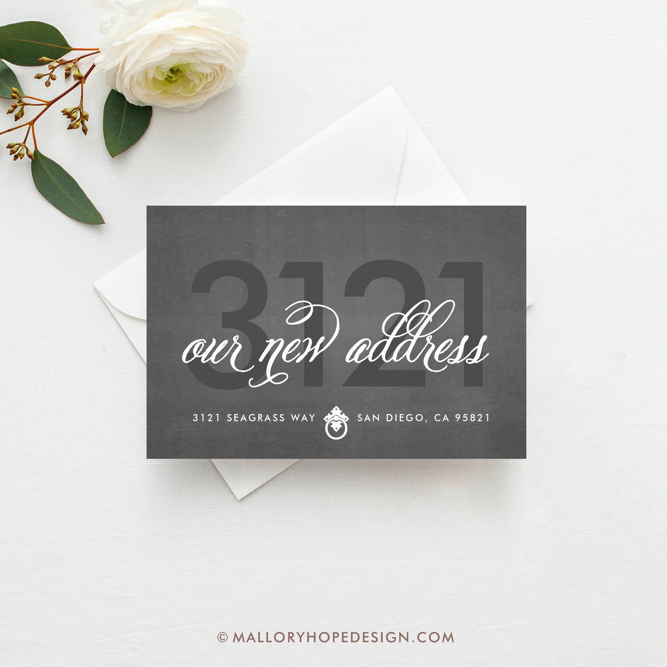 Chalkboard Moving Announcement Postcard Magnet Flat Card - Etsy