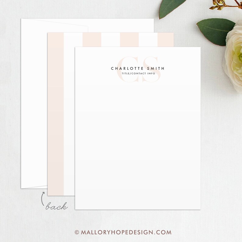 Initials Business Card Template Minimal Business Card Clean - Etsy
