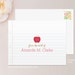 Teacher Stationery Set, Educator Stationery, Teacher Note Card, Custom ...