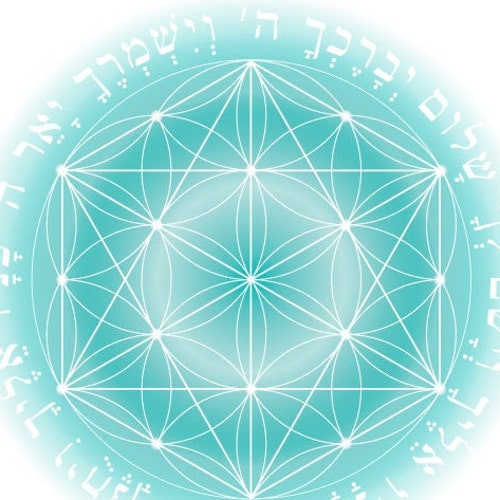 Star of David Flower of Life Pattern-sacred Geometry - Etsy Israel