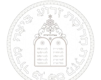 Sh'ma Yisrael Prayer Wall Art-coloring Page-jewish Art Craft-the Shema ...
