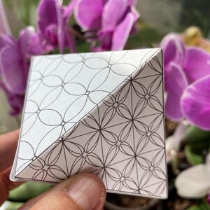 Octahedron 3D Papercraft Template-home Décor Ideas-platonic Solid ...