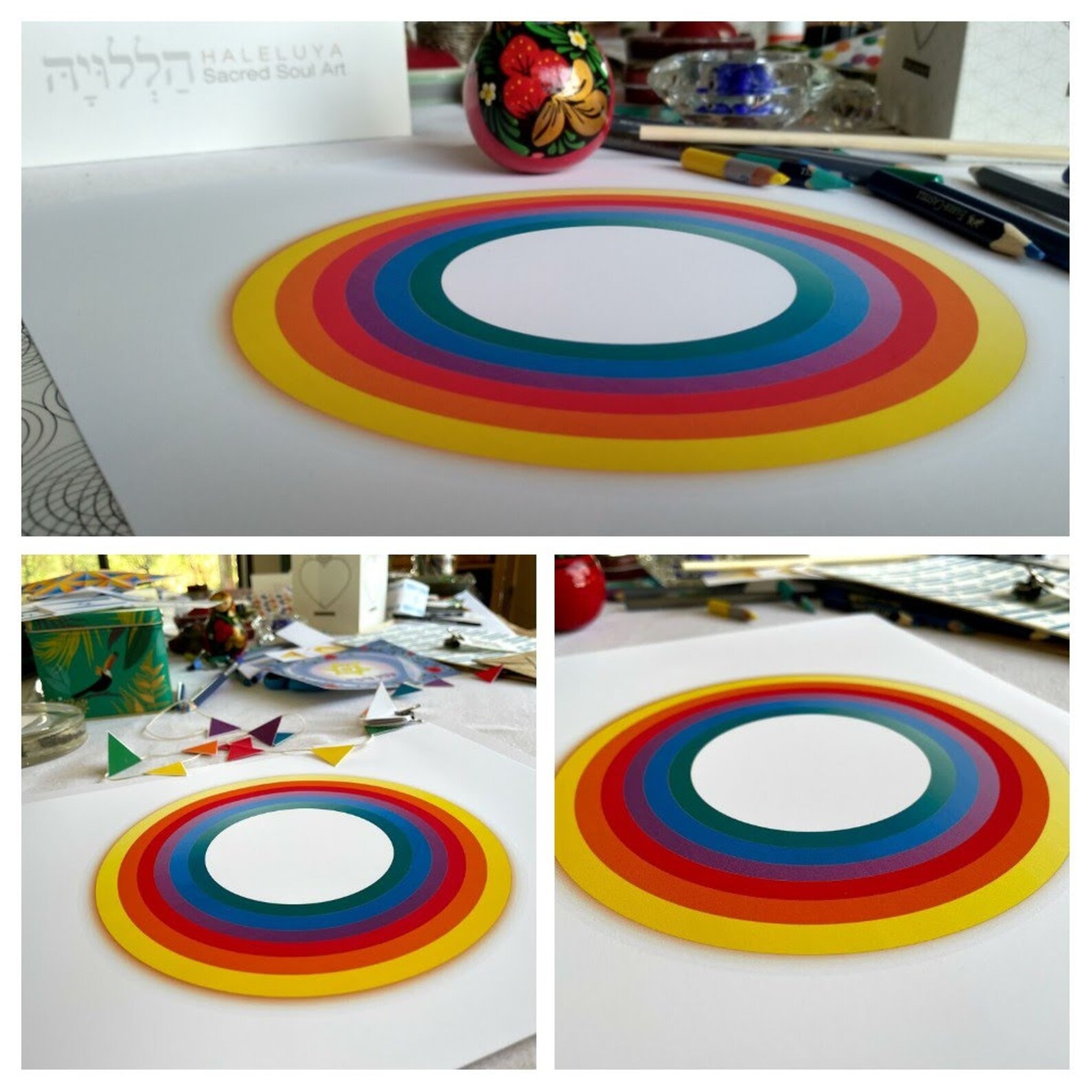 Healing Rainbow Energy and Hope Frequencies-performance-circles Design ...