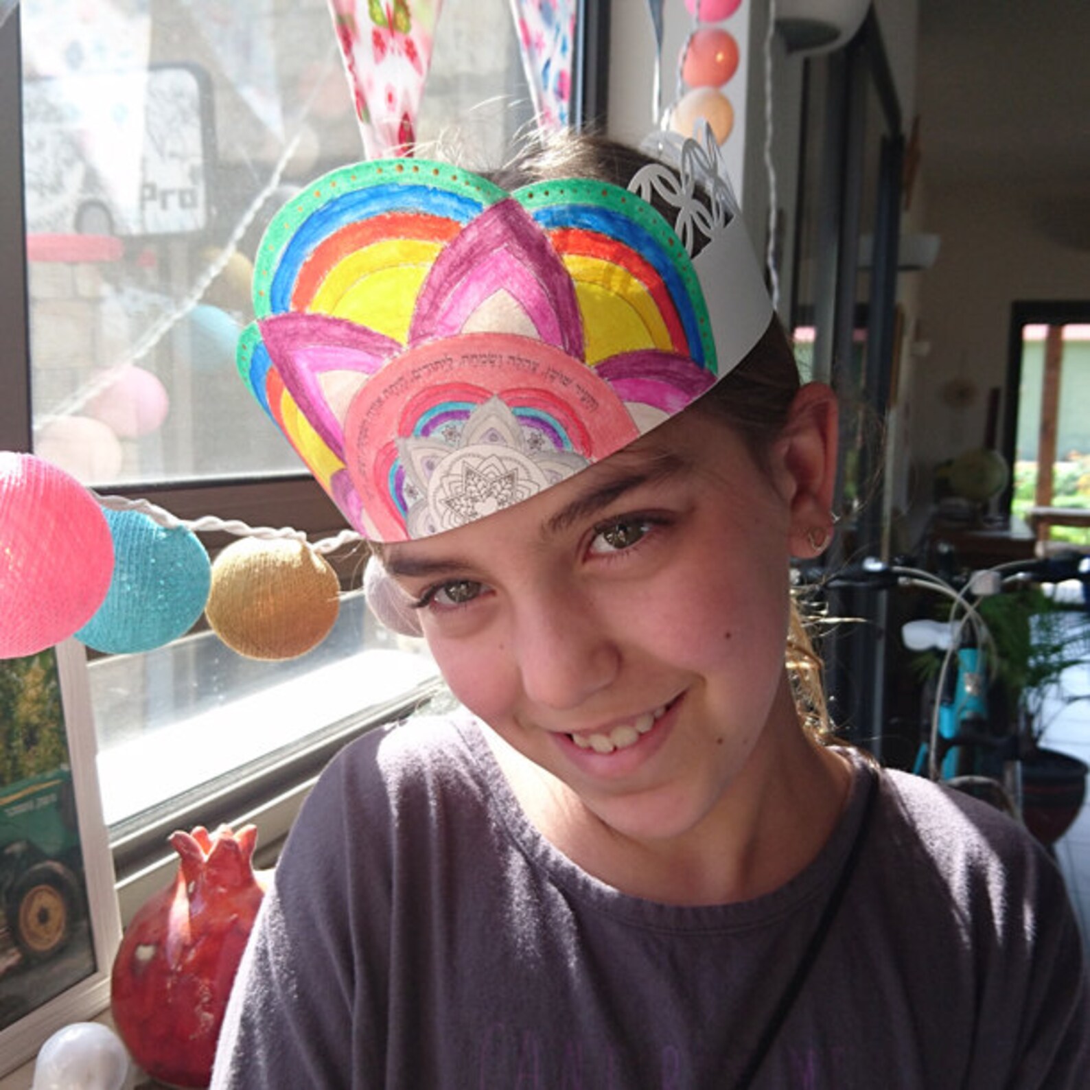 Printable Paper Crown-royal Princess-purim Blessing-jewish Kids Arts ...