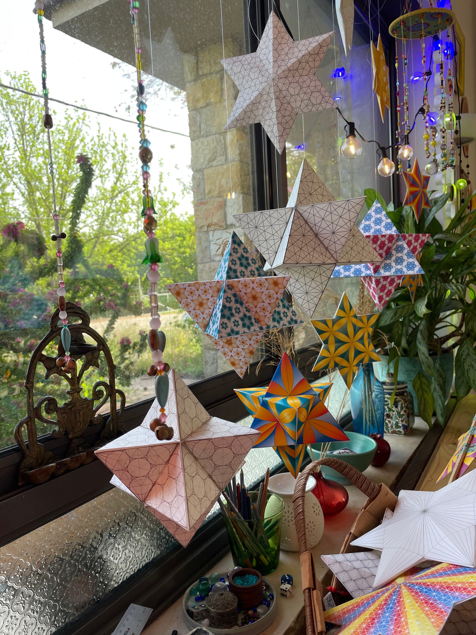 Merkaba 3D Papercraft Merkavah Template-pdf-printable DIY Model ...