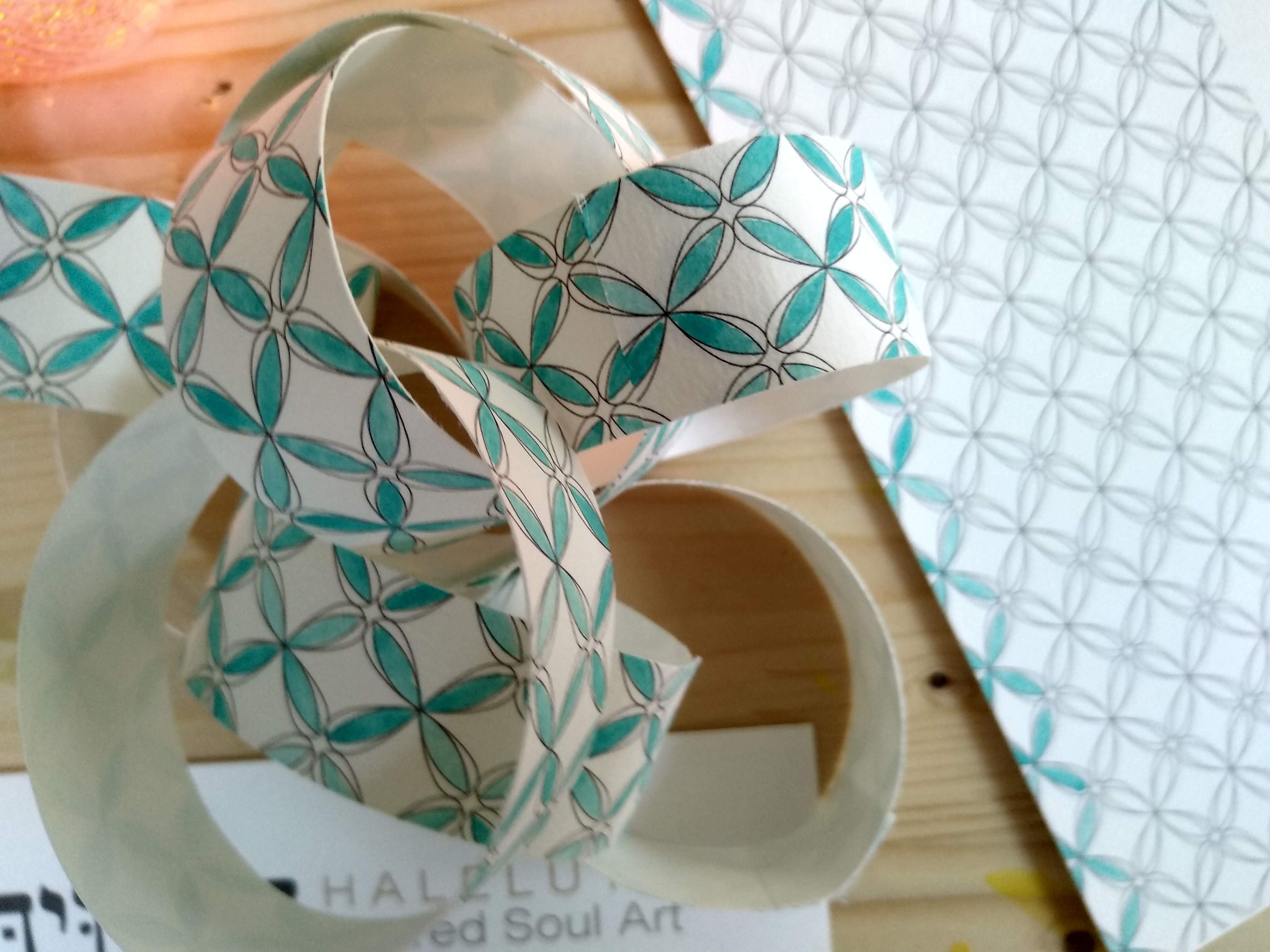 Paper Chains Sukkah Decorations-sukkot Holiday Crafts-flower - Etsy