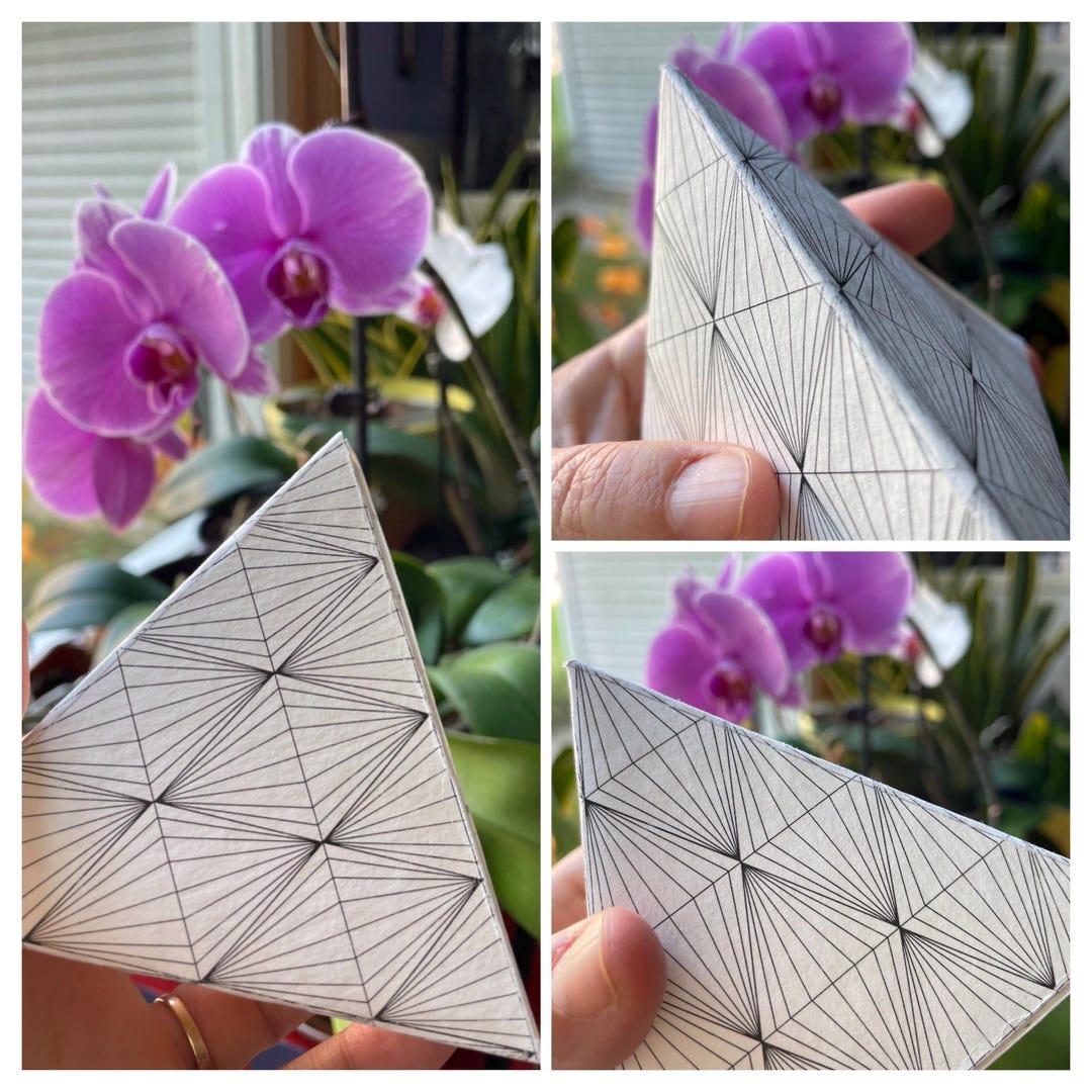 Tetrahedron Paper Craft 3D Template-diy Home Décor Ideas-platonic ...