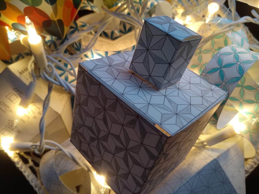 Dreidel 3D Paper Craft Hanukkah-printable Template-stars-holiday Party ...