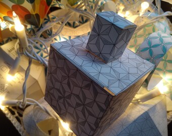 Hanukkah Dreidel Template-craft 3D Paper Model-geometric-holiday Party ...