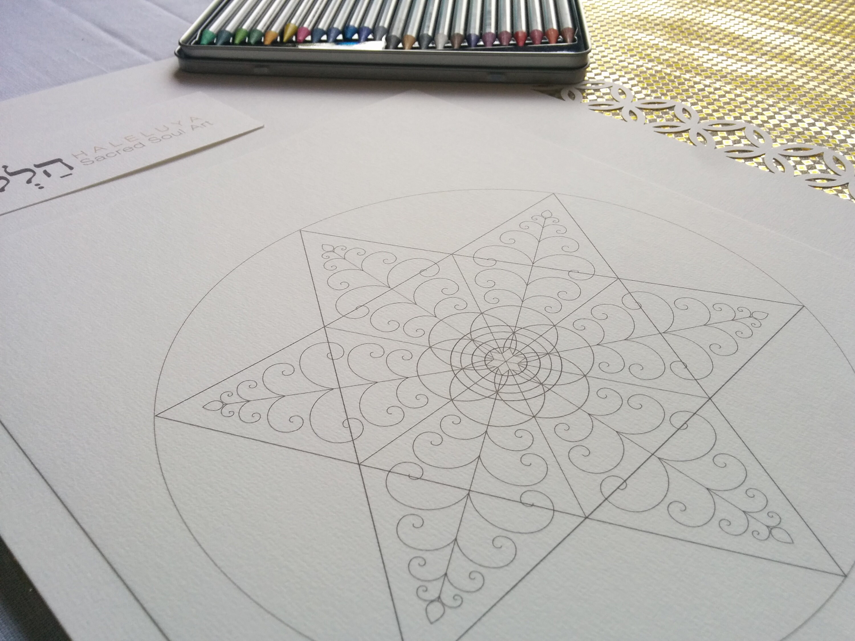 Star of David-passover Coloring Page-jewish Art - Etsy