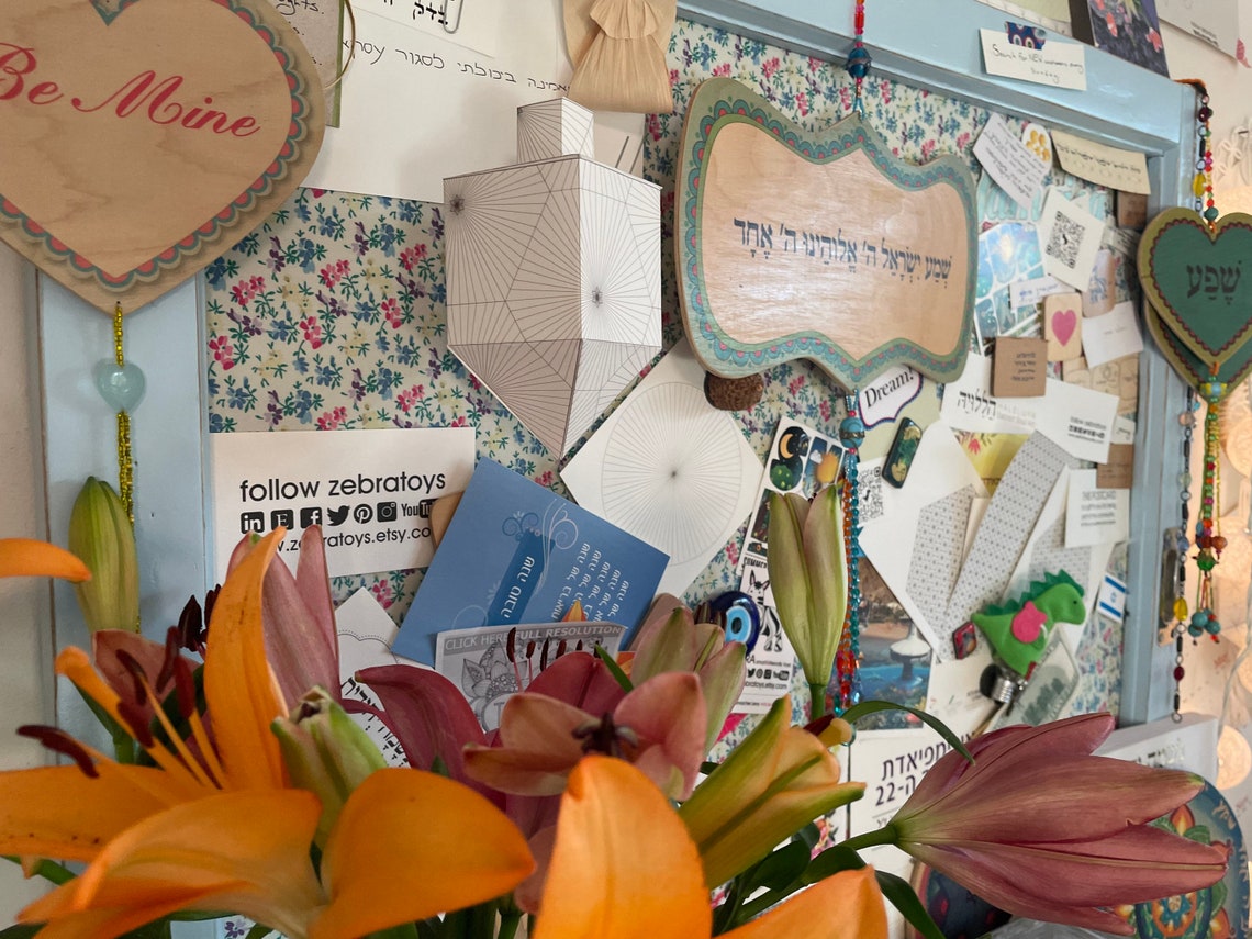 Dreidel Template-hanukkah-3d Paper Craft-geometry-model-holiday Party ...