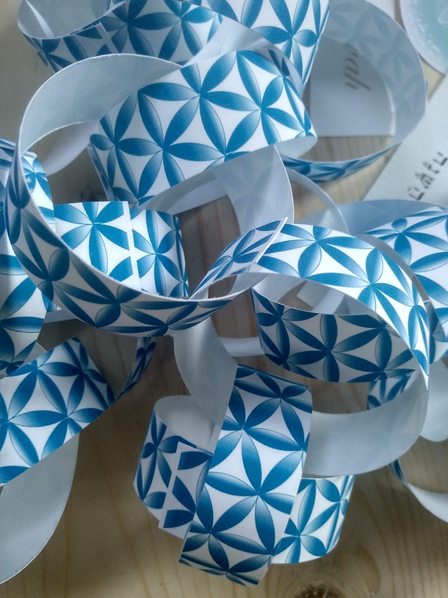Sukkot Paper Chains Templates Set of 3-sukkah Decorations-flower of ...
