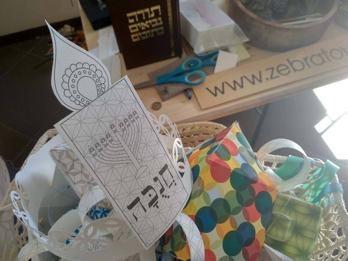 Candles for Paper Crowns-kids Hanukkah Party-printable - Etsy