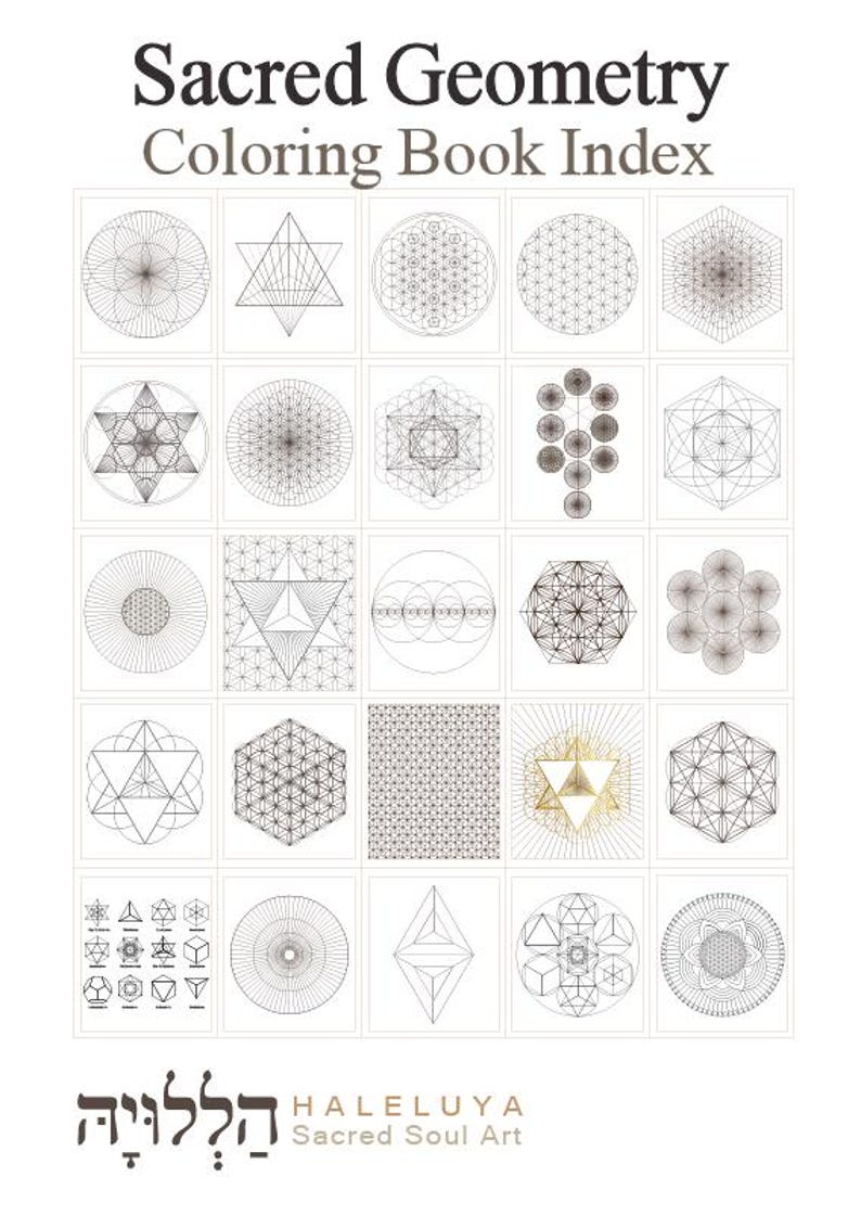 Sacred Geometry Coloring Book-the Sacred Soul Art Series-amazon ...