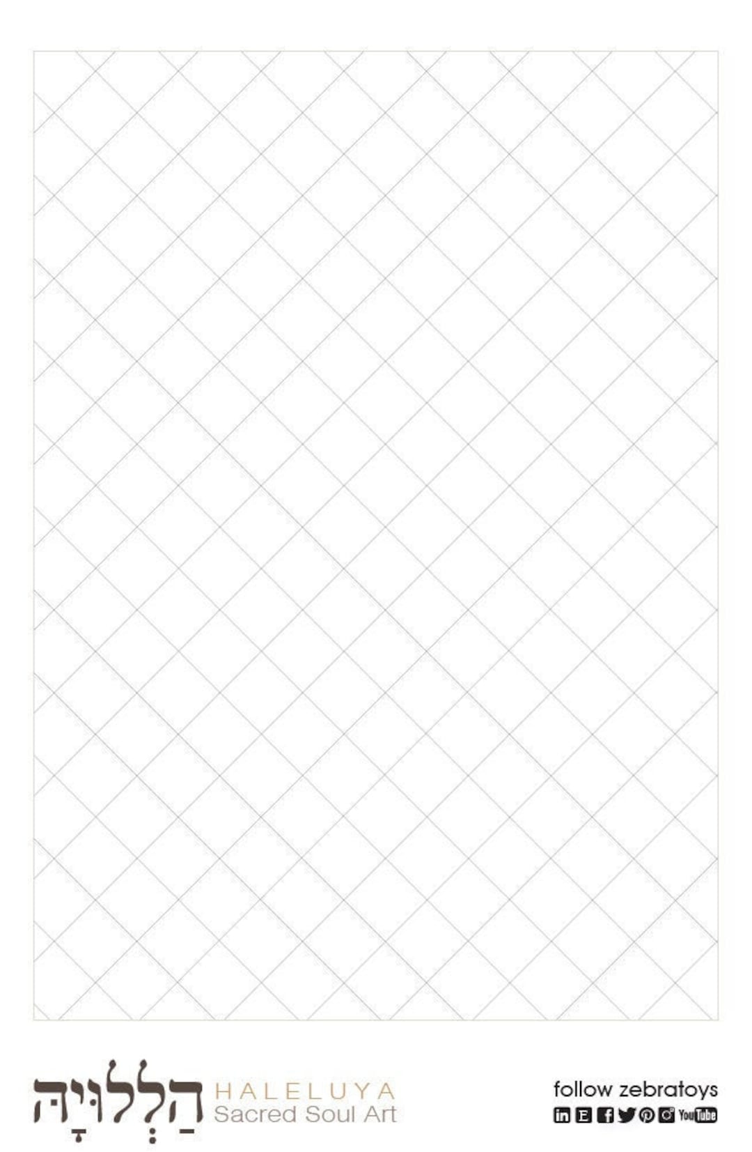Diagonal Squares Blank Grid Sheet Seamless Patterns-color Geometric ...