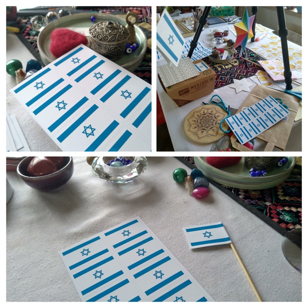 Miniature Flags of Israel Images to Print-image-photo-template-pdf ...