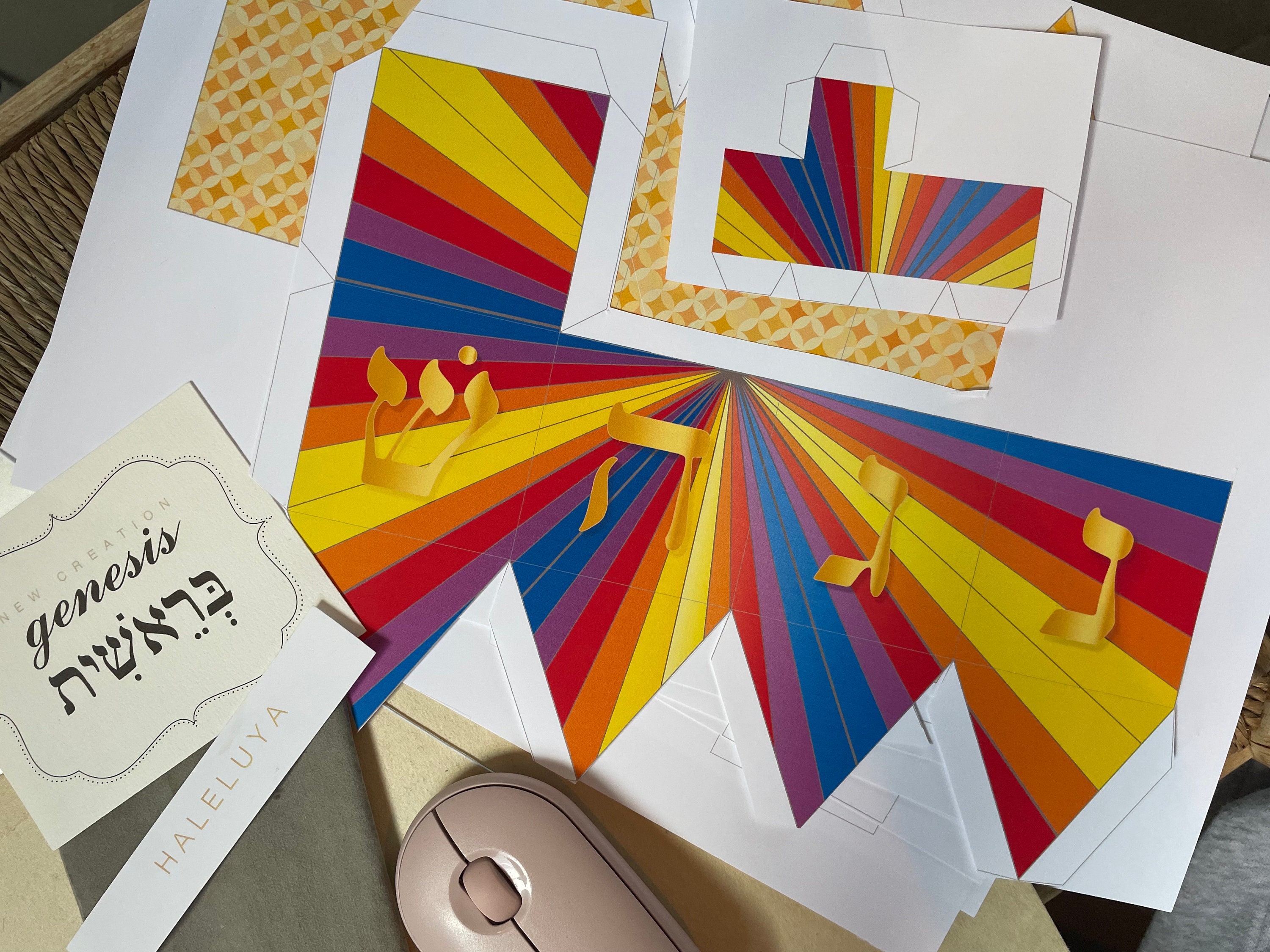 Hanukkah Dreidel Paper Craft Gift Box Template-3d Model-holiday Table ...