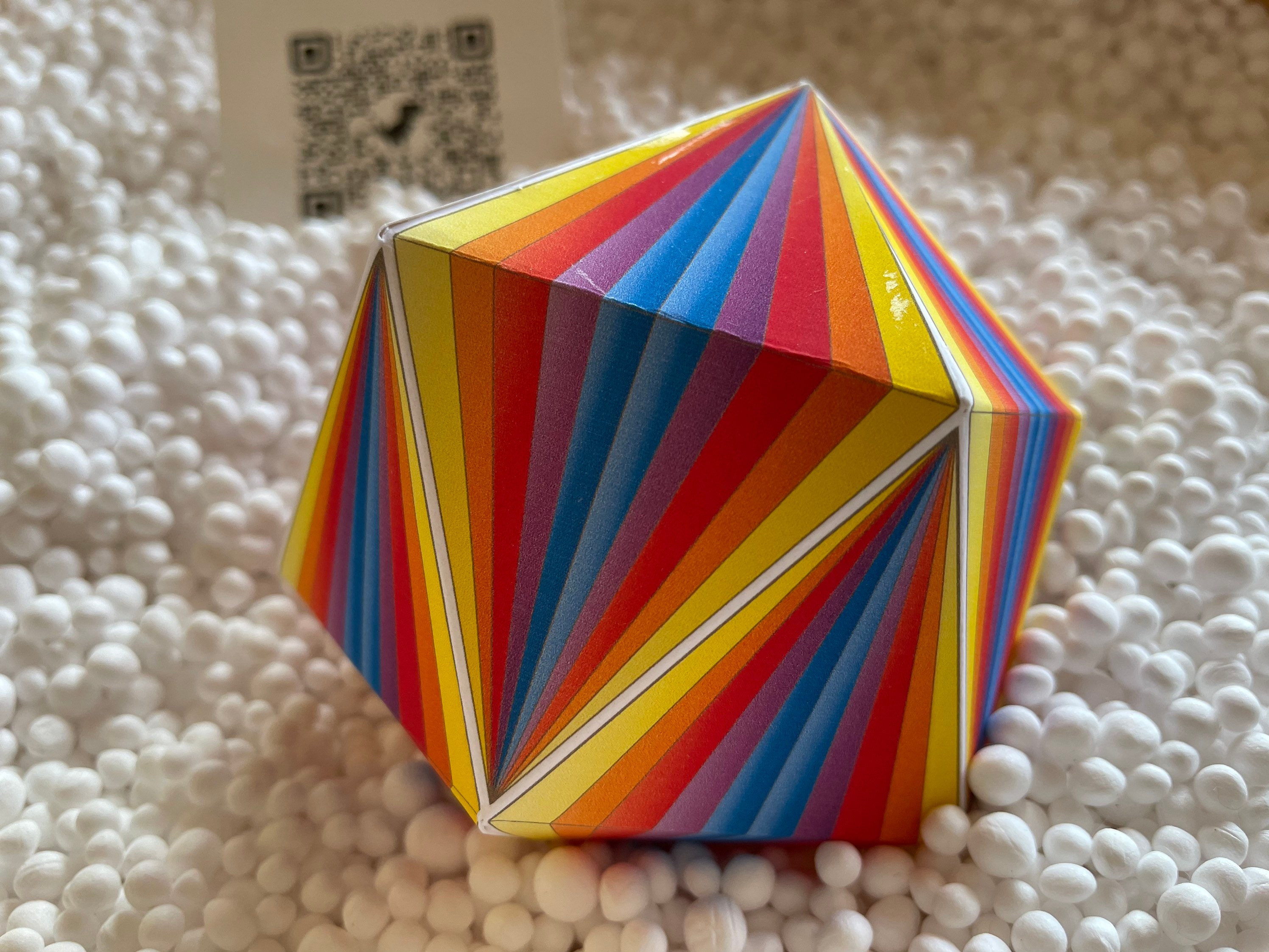 Paper Icosahedron Template-pdf-3d Papercraft Assembling Platonic Solids ...