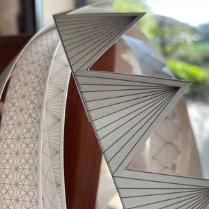 Craft Paper Crowns-template-triangles Geometry Glow-royal Majestic ...