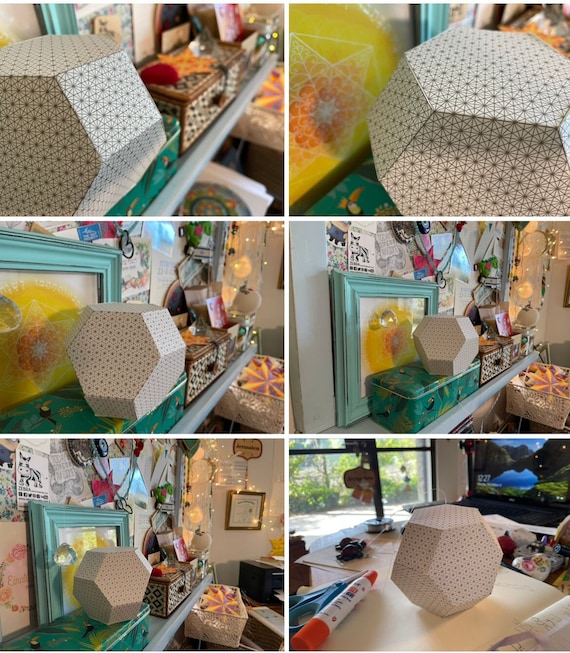 Truncated Octahedron 3D Paper Craft | Etsy