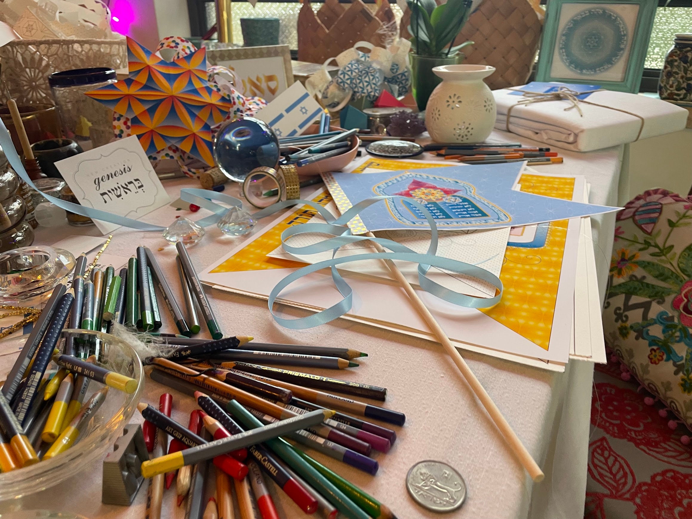 Simchas Torah Flag-a4 Paper Flag Template to Print and Craft-how To ...