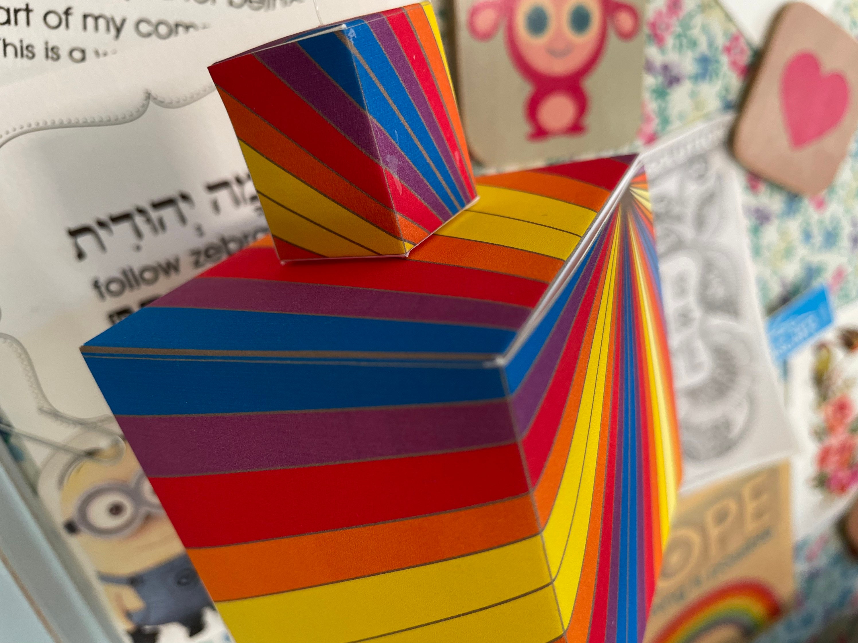 Paper Dreidel Hanukkah Decorations-3d Craft-crafts Print-printable ...