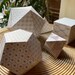 Platonic Solids Set Paper Craft PDF Templates-package of 5 Home Décor ...