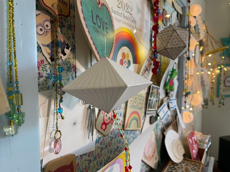 Diamond Paper Model-3d Papercraft DIY Template-printable Décor-craft ...