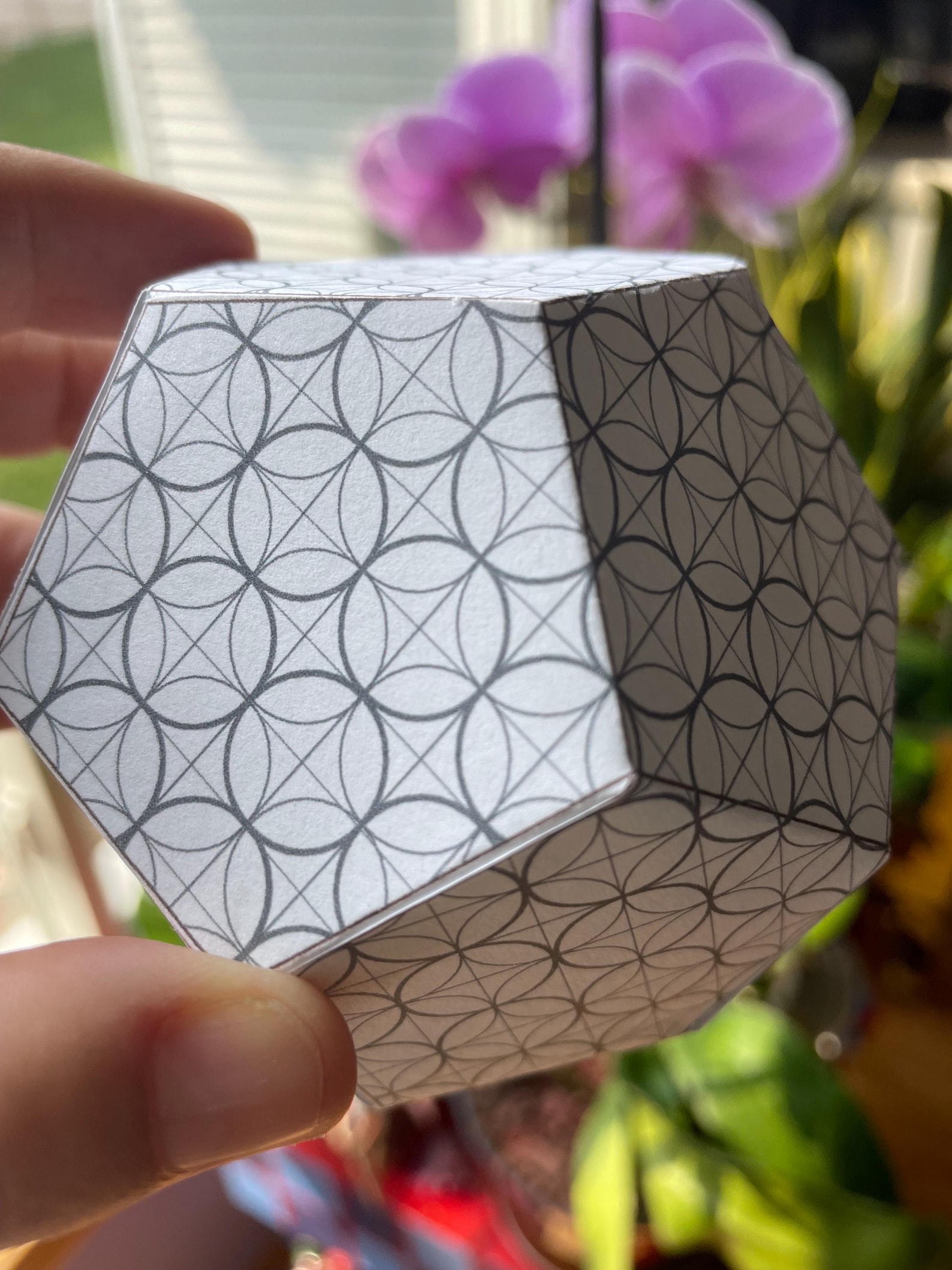 Dodecahedron Paper Craft 3D Template Pdf-platonic Solids-ornament ...