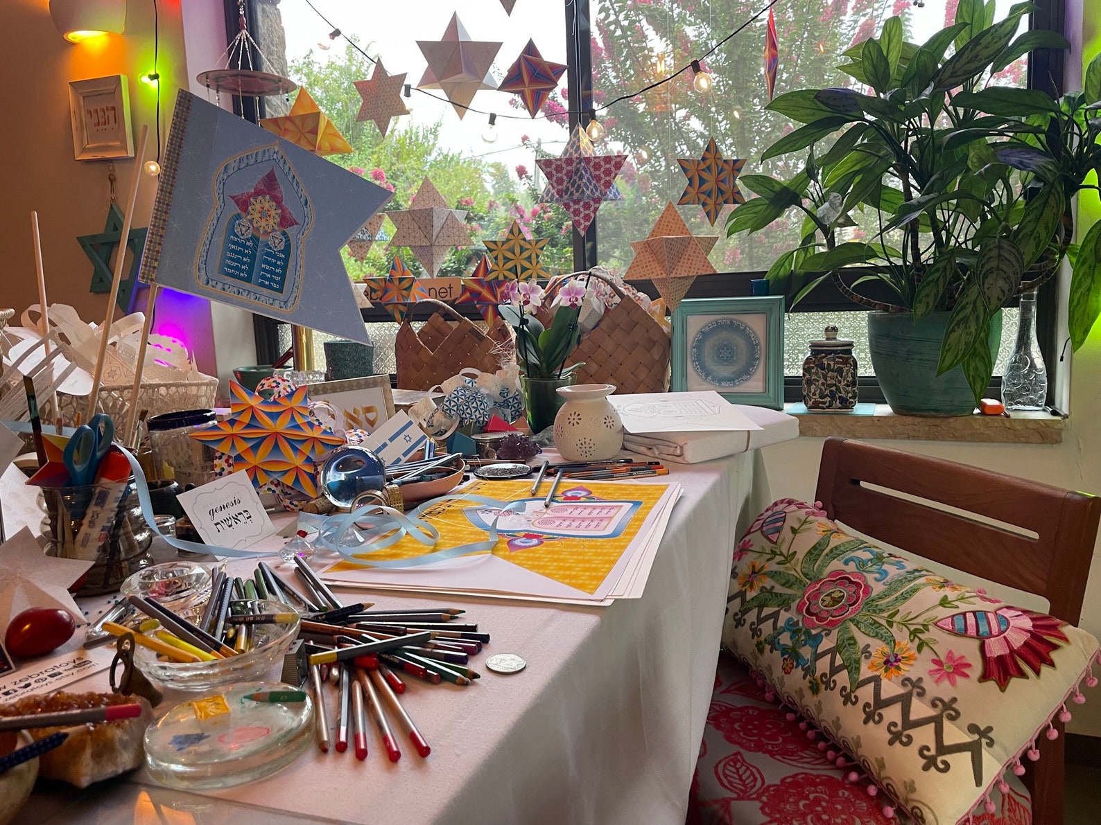 Simchas Torah Flag-a4 Paper Flag Template to Print and Craft-how To ...