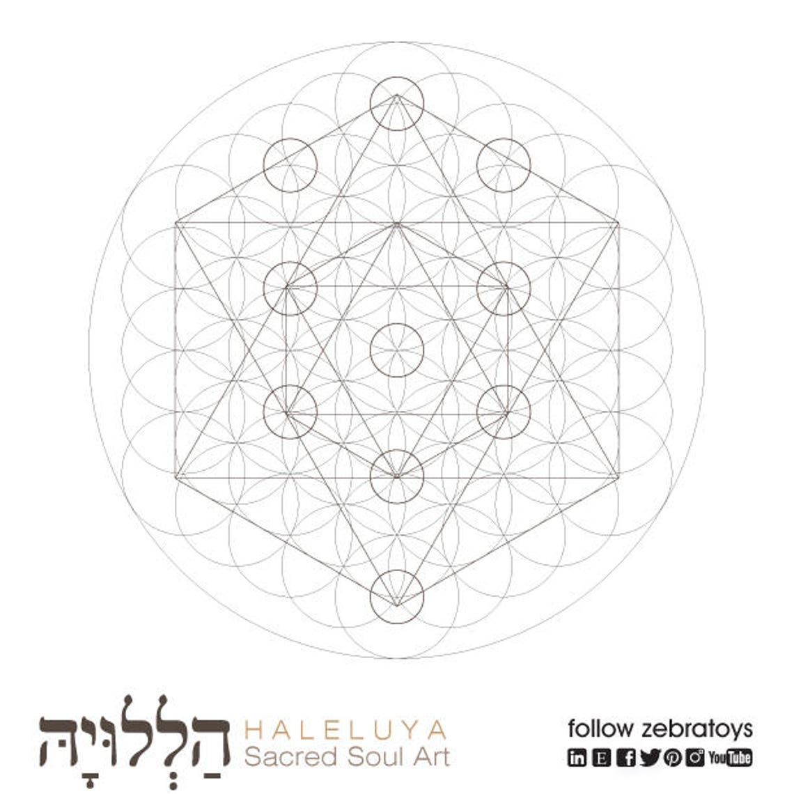 Kabbalah Tree of Life-flower of Life-sacred Geometry Symbol-energy ...