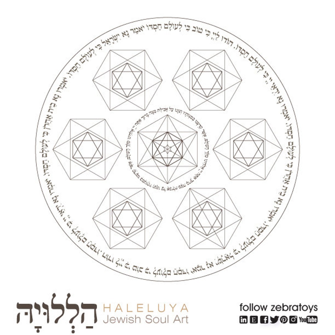 Happy Passover Seder Plate Coloring Page-matzah Blessing-haggadah ...