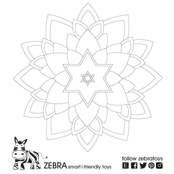 Shana Tova-girls Printable Coloring Page-jewish Newyear-rosh Hashanah-l ...