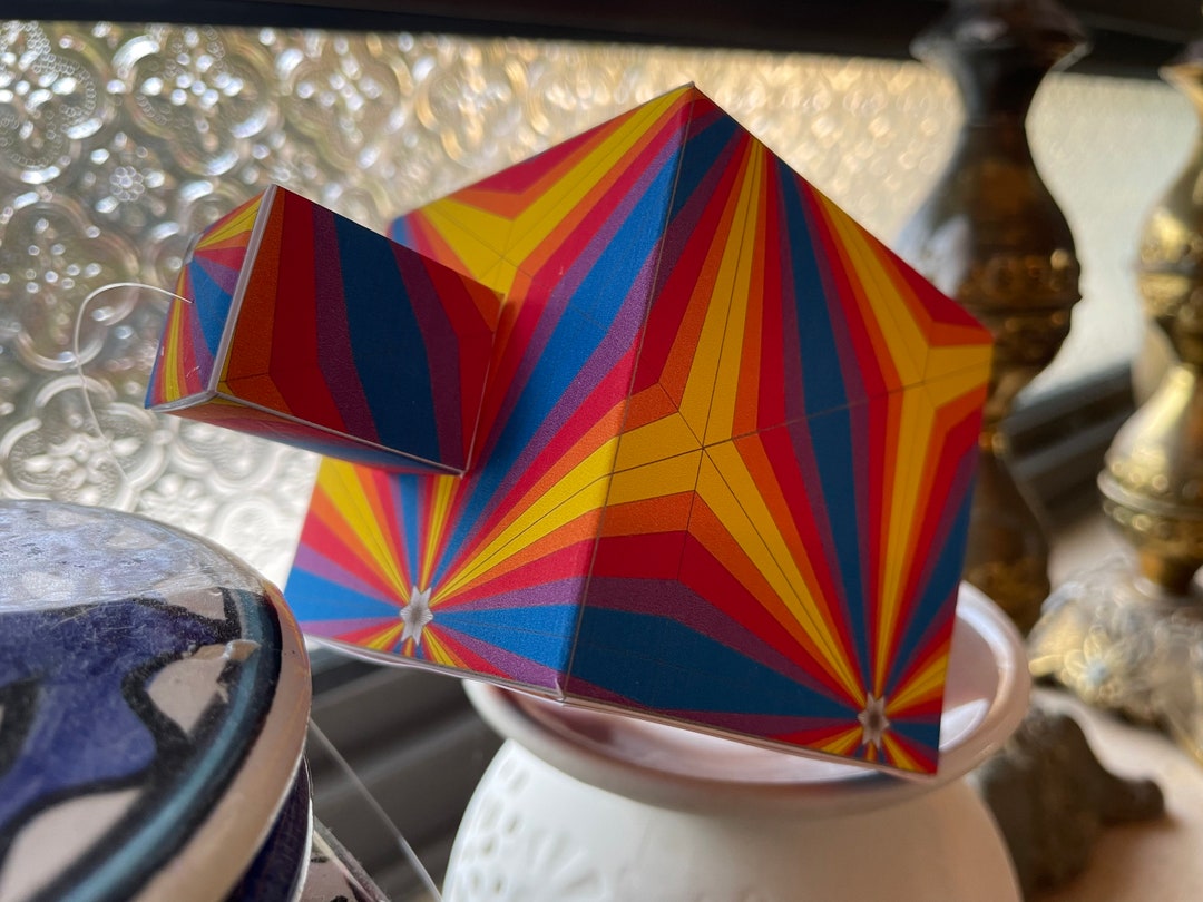 Hanukkah Paper Dreidel Decorations-craft Diy-crafts-3d Template ...