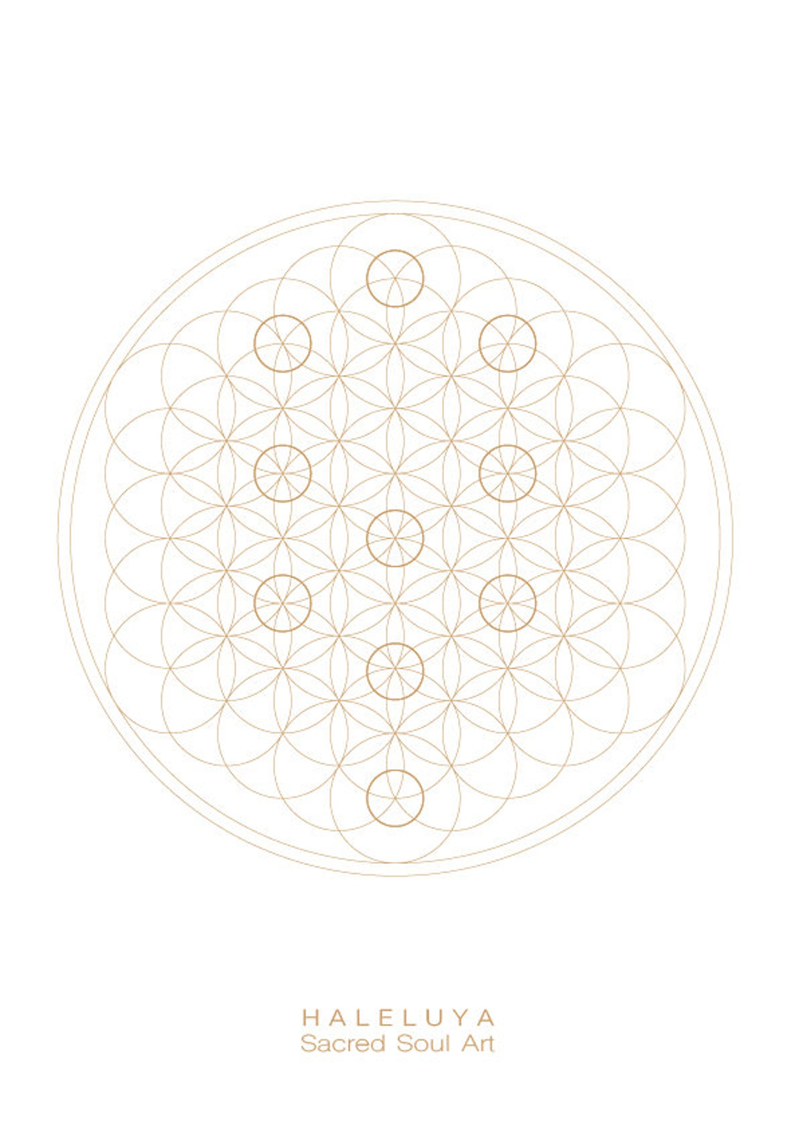 The Tree of Life Symbol-kabbalah Ten 10 Sephirot-etz Hachayim-sacred ...