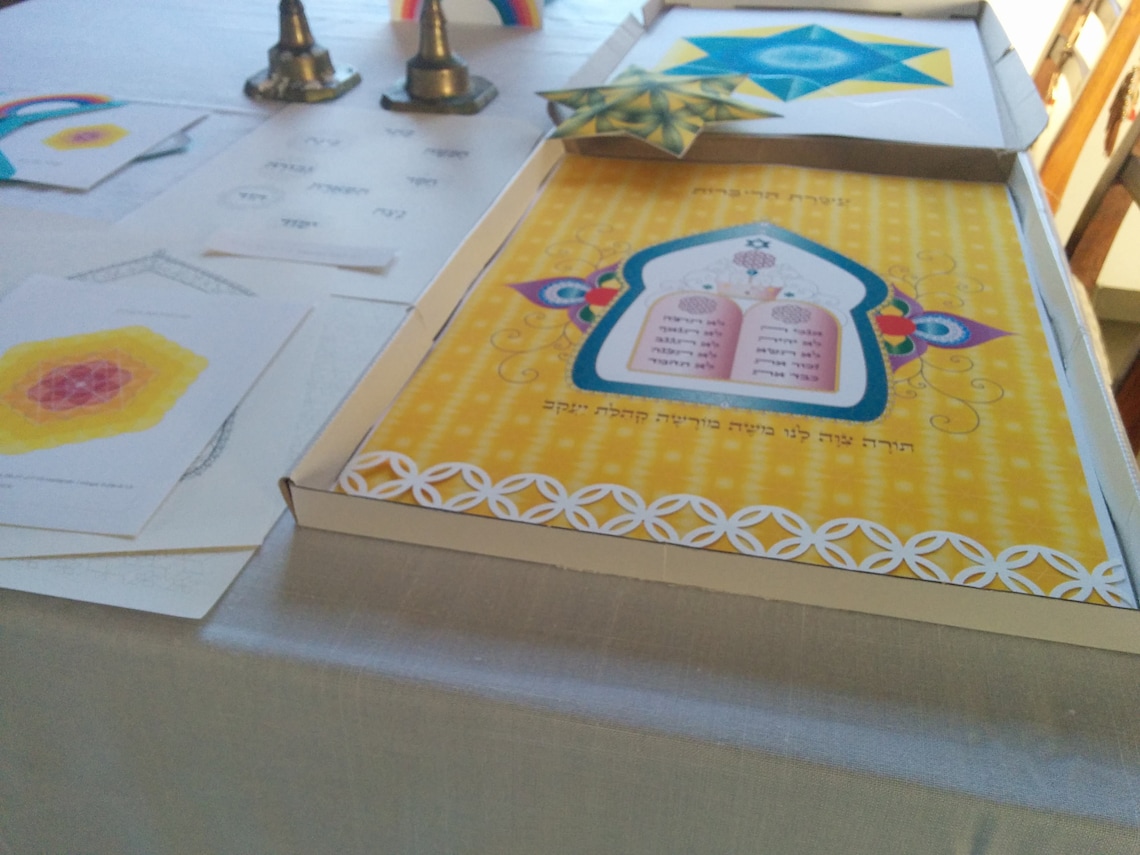 Ten Commandments-judaica-jewish Wall Art Poster-print-judaism - Etsy