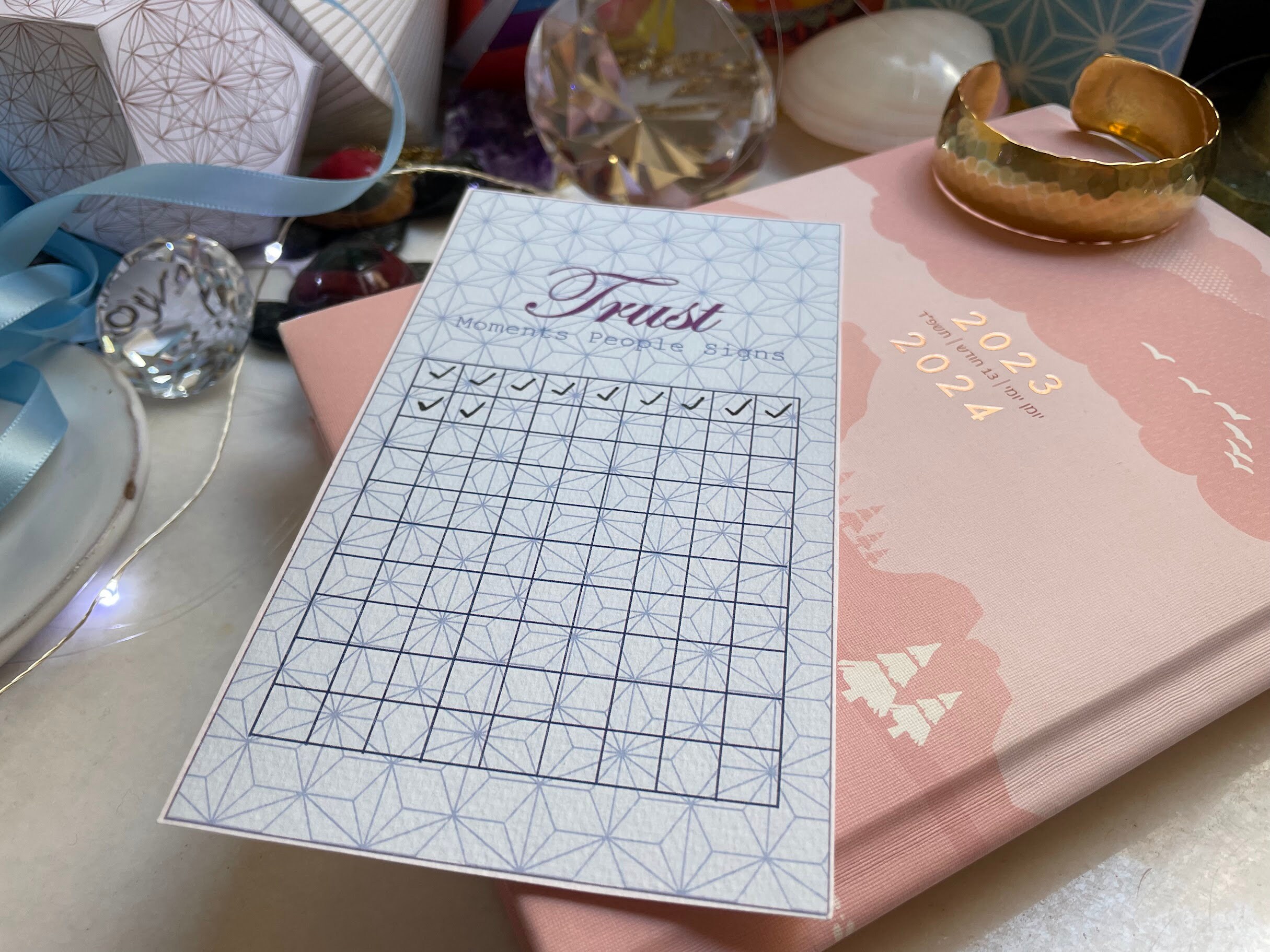 Mark Your Trust Chart-get Ready to Start Enhancing Trust Level-print 90 ...