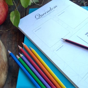 My Queendom Journaling Page-printable Writing Journal Template-growing ...